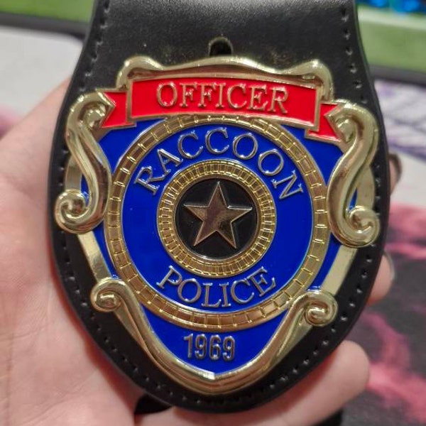 Raccoon City R.P.D. Red Banner Metal Costume/cosplay Badge (66mm X 63mm ...