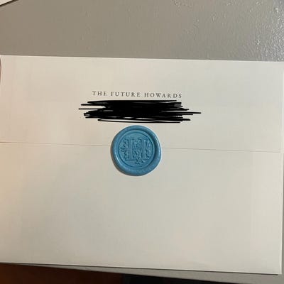 Coustom Self Adhesive Wax Seal, Letter Wax Seal Stickers, Wedding ...