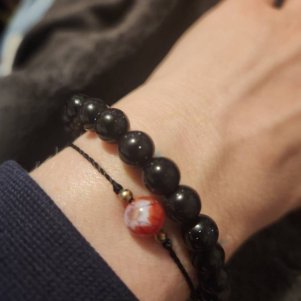 Selenite Adjustable Bracelet, Selenite Spirituality and Wisdom Bracelet ...