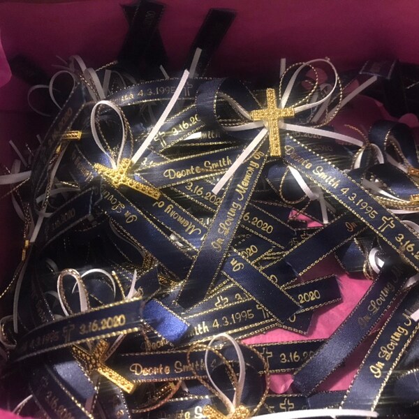 Confirmation Favors Ribbons/baptism Personalized Favor Ribbons/capias ...