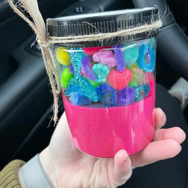 Under the Sea Kinetic Sand Sensory Jar - Etsy