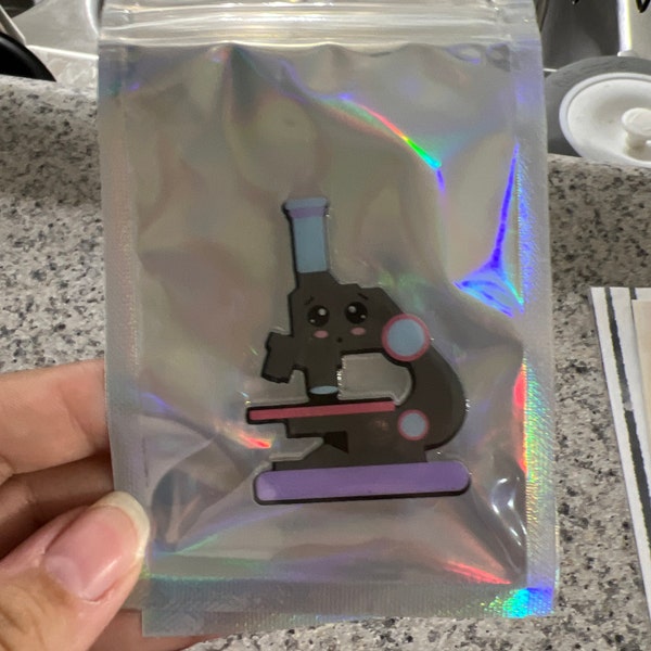 Microscope Badge Reel, Lab Tech Gift, Biology Equipment, Science Badge ...