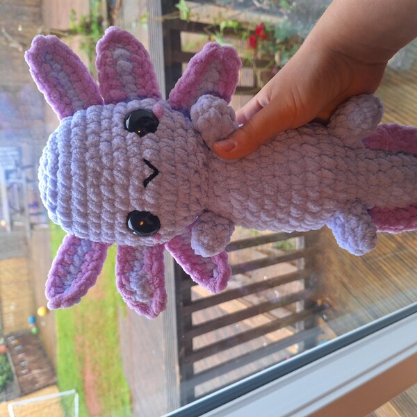 PATTERN: Plush Annie the Axolotl Pattern - Amigurumi Chunky Axolotl ...