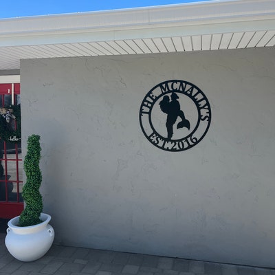 Monogram Address Sign, Monogram, Address Sign, Outdoor Sign Address ...