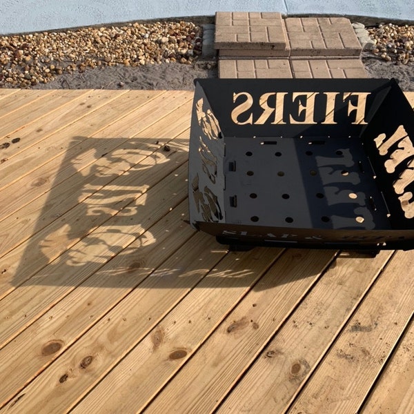 Customizable United States Military Fire Pit, Collapsible Fire Ring ...