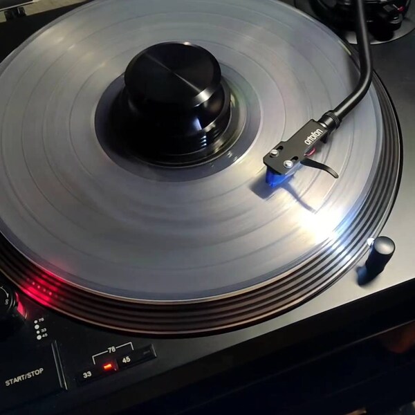 Custom Vinyl Record Player 12” Slipmat DJ Pad “psychedelic Yellow ...