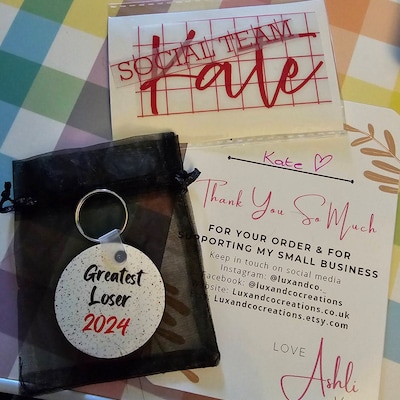 End of Year Gifts, Personalised Spiral Notebook, Teachers Gift, Thank ...