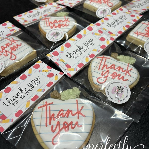 Printable Teacher Bag Topper, THANK YOU for All You Do, Teacher ...