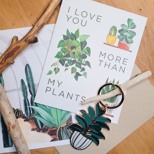 Rubber Tree Sticker Plant Lover Sticker Metallic Die Cut | Etsy