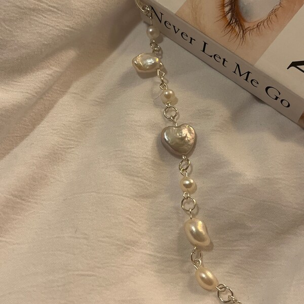 Cassiopeia Chainmaille Necklace Handmade Genuine Pearl Jewelry, Star ...