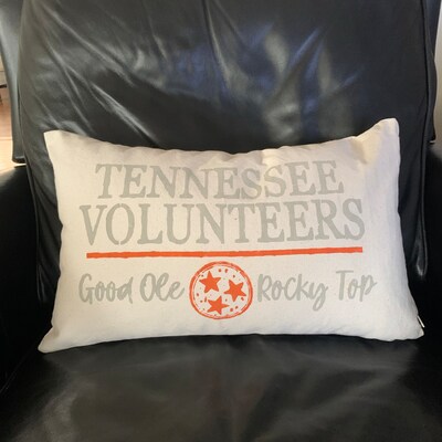 Farmhouse Pillows Tennessee Volunteers Good Ole Rocky Top Throw Pillow ...