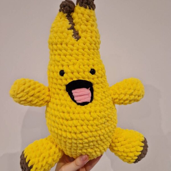 Handmade Cute Banana Plush Peely - Made to Order - Etsy
