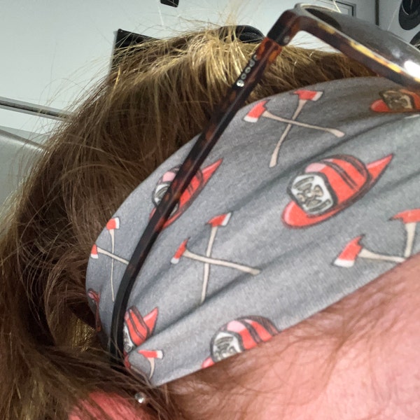 EMS Fire Truck Headband EMS Ambulance Headband Paramedic Wide Headband ...