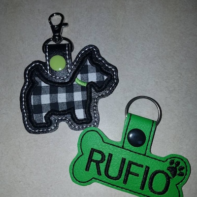 Scotty Dog Keychain, Scottie Dog Key Chain, Scottish Terrier, Scotty ...