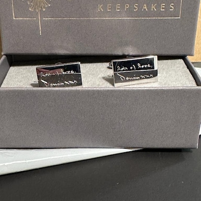 Folded Paper Plane Aeroplane Cufflinks Themed for 1st paper Anniversary ...