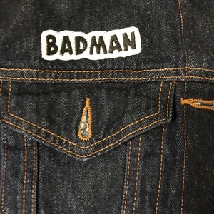 Badman Anime Meme Label Patch - Etsy