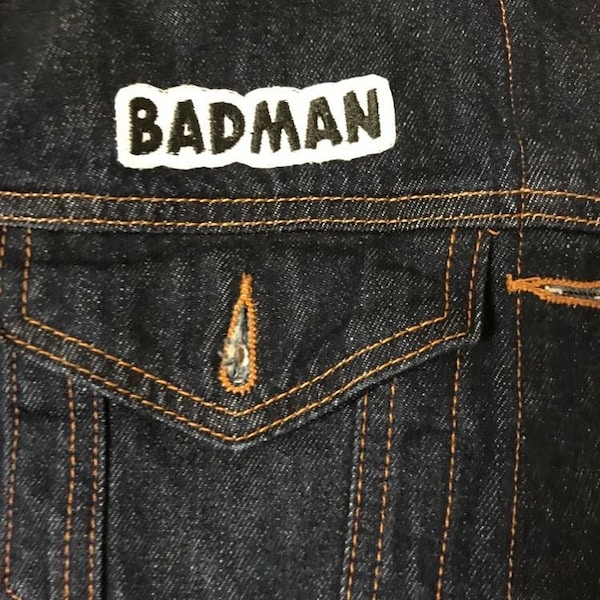 Badman Anime Meme Label Patch - Etsy