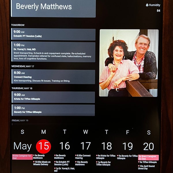 Touchscreen Digital Desk Calendar 15.6" – Dakboard Smart Display, Syncs ...