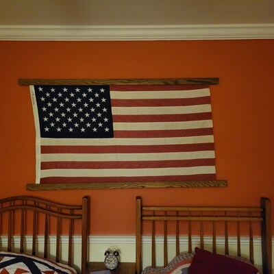 Flag Frame Large Wooden Frames american Flag Not Included - Etsy