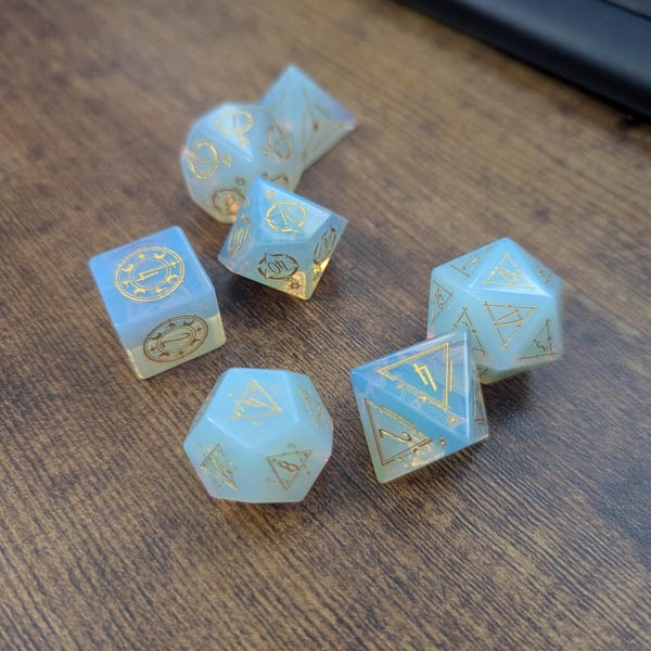 Green Lightning DND D20 Dice, Resin Sharp Edge Dice Set, D&D Dice Set ...