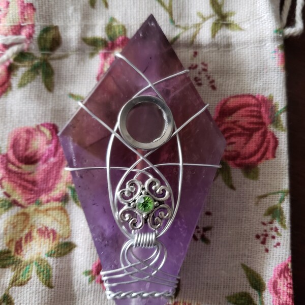 Rainbow Bismuth Pipe, Crystal Pipe, Amethyst Pipe, Rainbow Bismuth ...