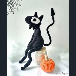 Luci the Demon Amigurumi Toy Pattern Crochet Toy Pattern Amigurumi Pdf ...