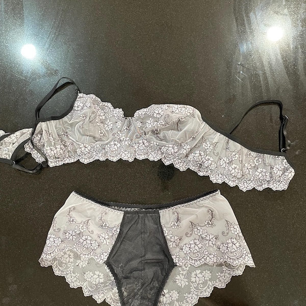 Satin Sissy Bra for Men Push Up, Bra Plus Size AA A Cup, Luxury Silk ...