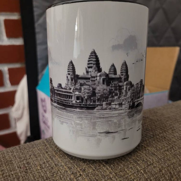 Angkor Wat Silhouette Cambodia Siem Reap Angkor Wat Unisex Heavy Ultra ...