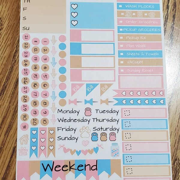 Habit 2 Checkoff Stickers Color Coding Stickers Functional Stickers ...