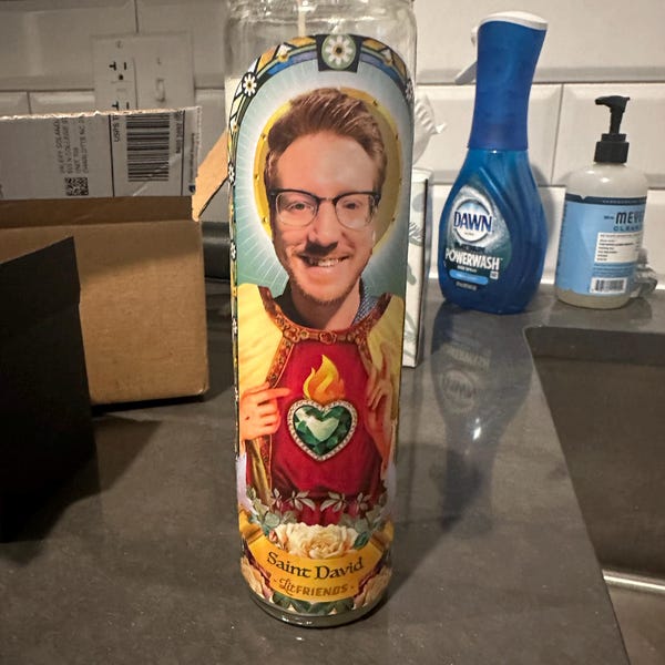Custom Prayer Candle: Personalized Saint Selfie Gift - Etsy