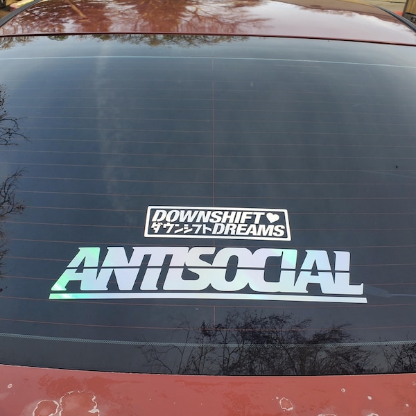 Financial Mistake Jdm Car Decal- Bumper Sticker- Windshield Banner ...