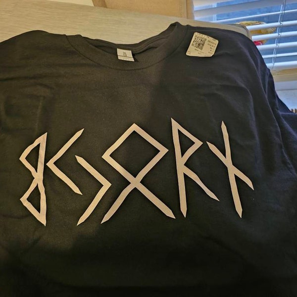 NAME in RUNES Viking T-shirt, Personalized Futhark Runes Tee, Custom ...