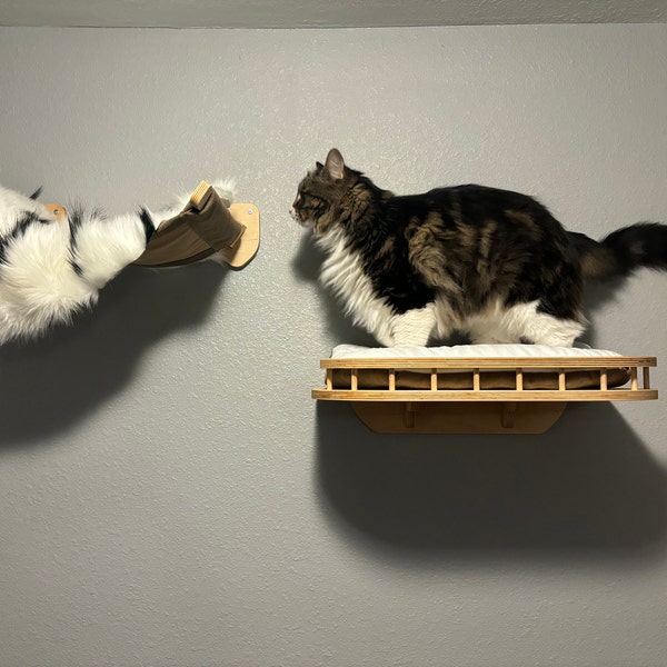 Cat Shelf, Cat Tower, Cat Bed, Cat Tree Tower, Cat Shelves for Wall ...