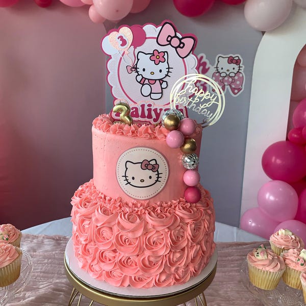 Custom “happy Birthday” Cupcake Toppers With Age - Perfect for Birthday ...