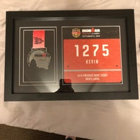 London Marathon Finisher's Print Photo and Medal Display Frame Gift for ...