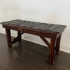 Wine Barrel Bench - Etsy