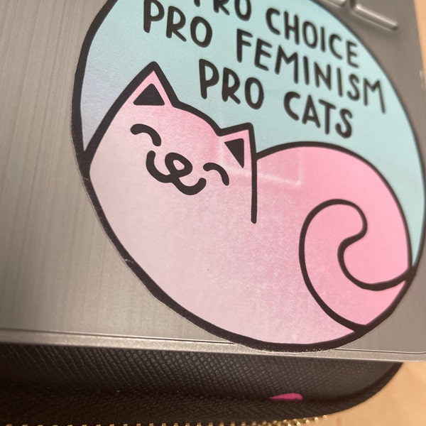 Pro Cats Vinyl Sticker - Cat Laptop & Water Bottle Decal - Etsy