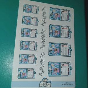 Morning Routine Stickers, Night Time Routine Stickers, Hand Lettering ...