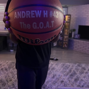 Customized Personalized Wilson Evolution Basketball Indoor - Etsy