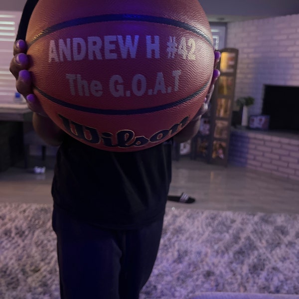 Customized Personalized Wilson Evolution Basketball Indoor Size 29.5 ...