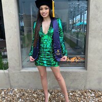 Shiny Gold Graduation Cap With Tassel 2024 Date Drop Blank Grad Cap for ...