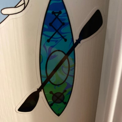Kayak Sticker Vinyl Waterproof Decal Aesthetic Adventure Sticker for ...
