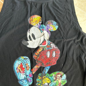 Art Disney Characters Mickey Mouse Racerback Tank,retro Mickey Mouse ...