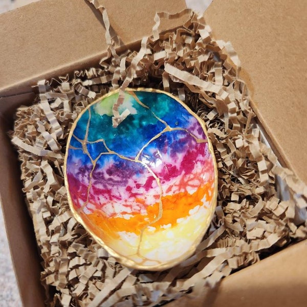 Kintsugi Egg, Custom-created Gift of Encouragement, Love, Sympathy, and ...