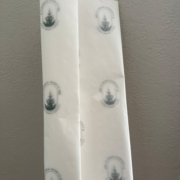 Personalized Tissue Paper, Custom Logo Tissue Paper, Custom Tissue ...