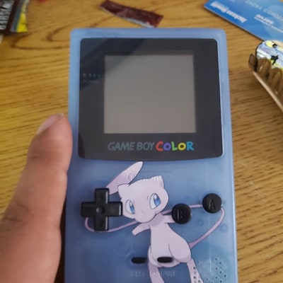 Pokemon Mew Gameboy Color Shell Diy Glow in the Dark - Etsy