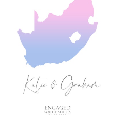 South Africa Svg, South African Map Svg PNG DXF Glowforge, Silhouette ...