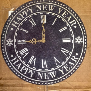 New Year Clock SVG | Happy New Year 2022 | NYE Party Decoration Tee ...