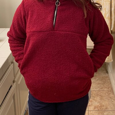 Sara Quarter-zip Pullover PDF Sewing Pattern and Tutorial, Sizes 0-24 ...