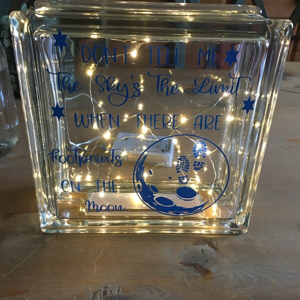 Your Custom Glass Block Design...decal ONLY - Etsy